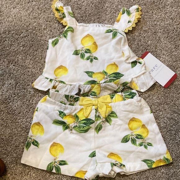 Rare Editions | Matching Sets | Rare Editions Lemon Print Kids Matching ...